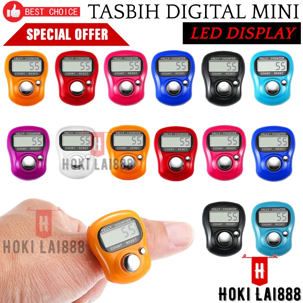 Jual [HKL] TASBIH DIGITAL / TALLY COUNTER / HAND COUNTER / TASBIH ...