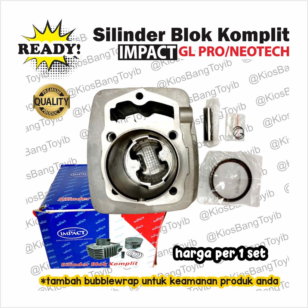 Jual Cylinder Silinder Block Assy Set Honda GL PRO NEOTECH (IMPACT ...