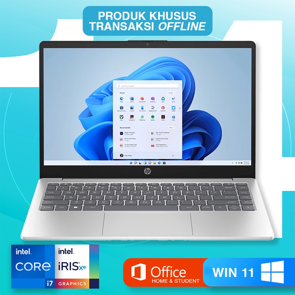 Jual HP 14-ep0018TU/14-ep0019TU i7-1355U 16GB 512GB 14" FHD IPS Win11 ...