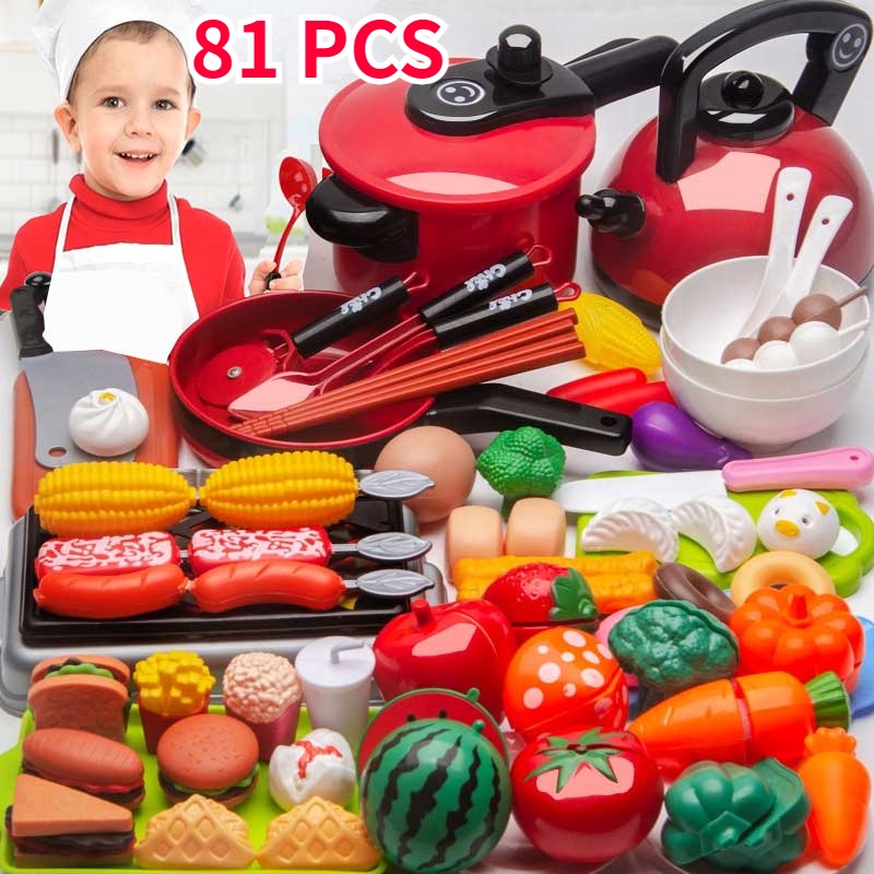 Jual 【Ada Kompor Ready】109 PCS Anak-anak Simulasi Dapur Masak Masakan ...