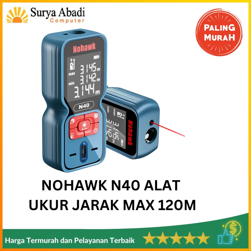 Jual Salin Nohawk N40 120 Meter Range Finder | Alat ukur jarak | Shopee ...