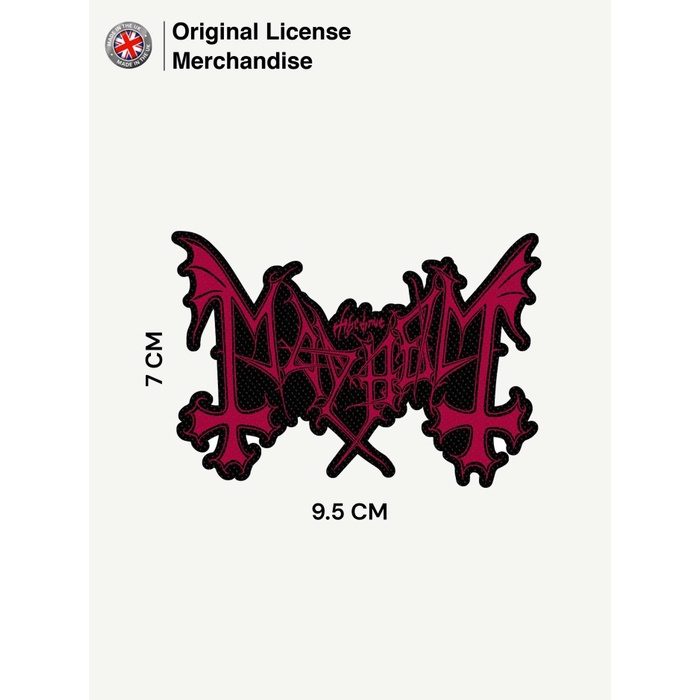 Jual Patch Emblem Badge Import Logo Musik MAYHEM Original Logo Cut Out | Shopee Indonesia