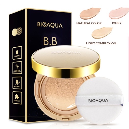 Jual New Product BIOAQUA Hydrating Soft And Flawless Air Cushion BB ...