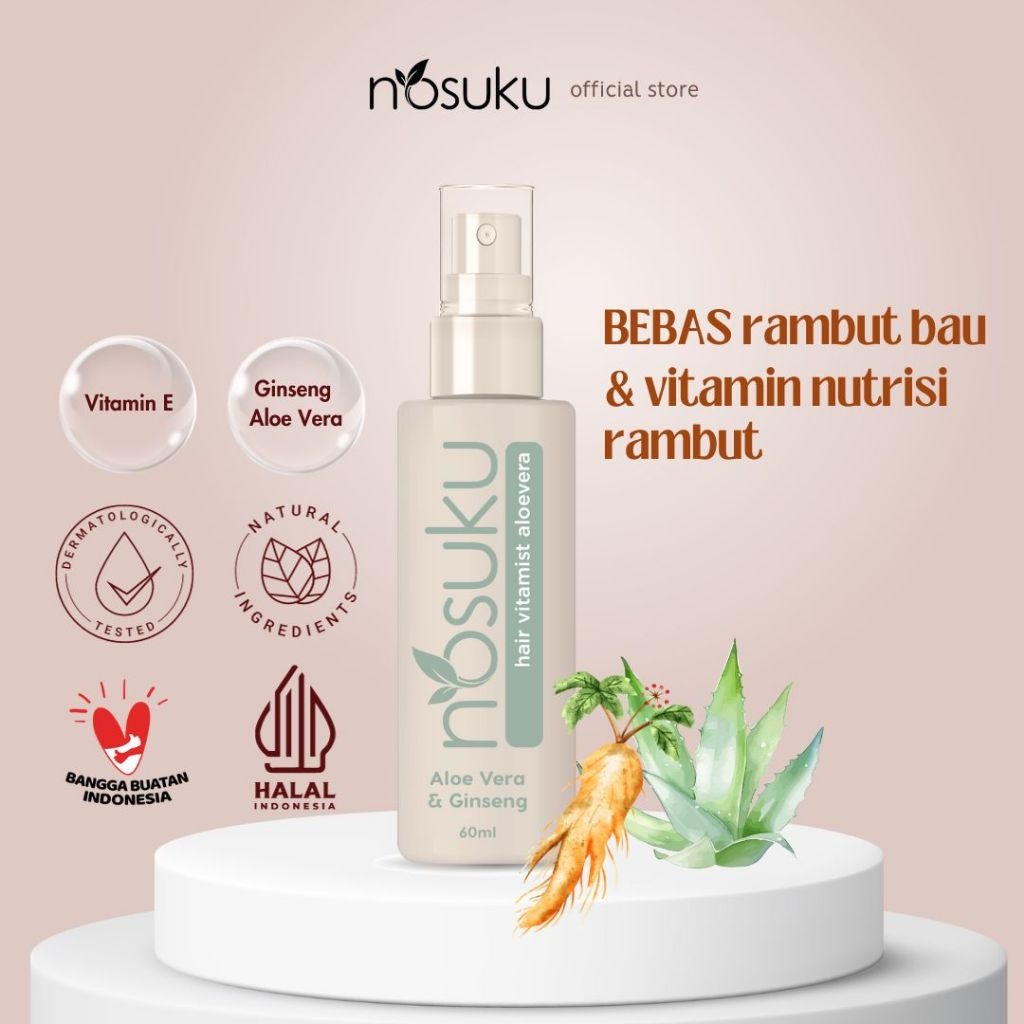 Jual COD NOSUKU Hair Vitamin + Mist - Lemongrass Ginseng - Hair Spray ...