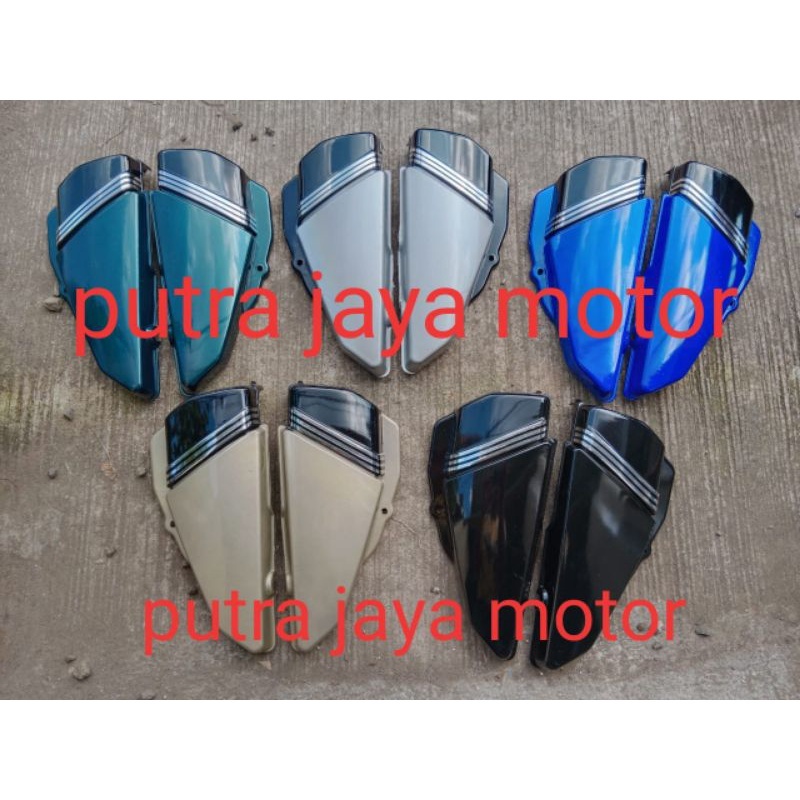 Jual [COD] tutup aki box accu RX king list crom pnp RX spesial | Shopee ...