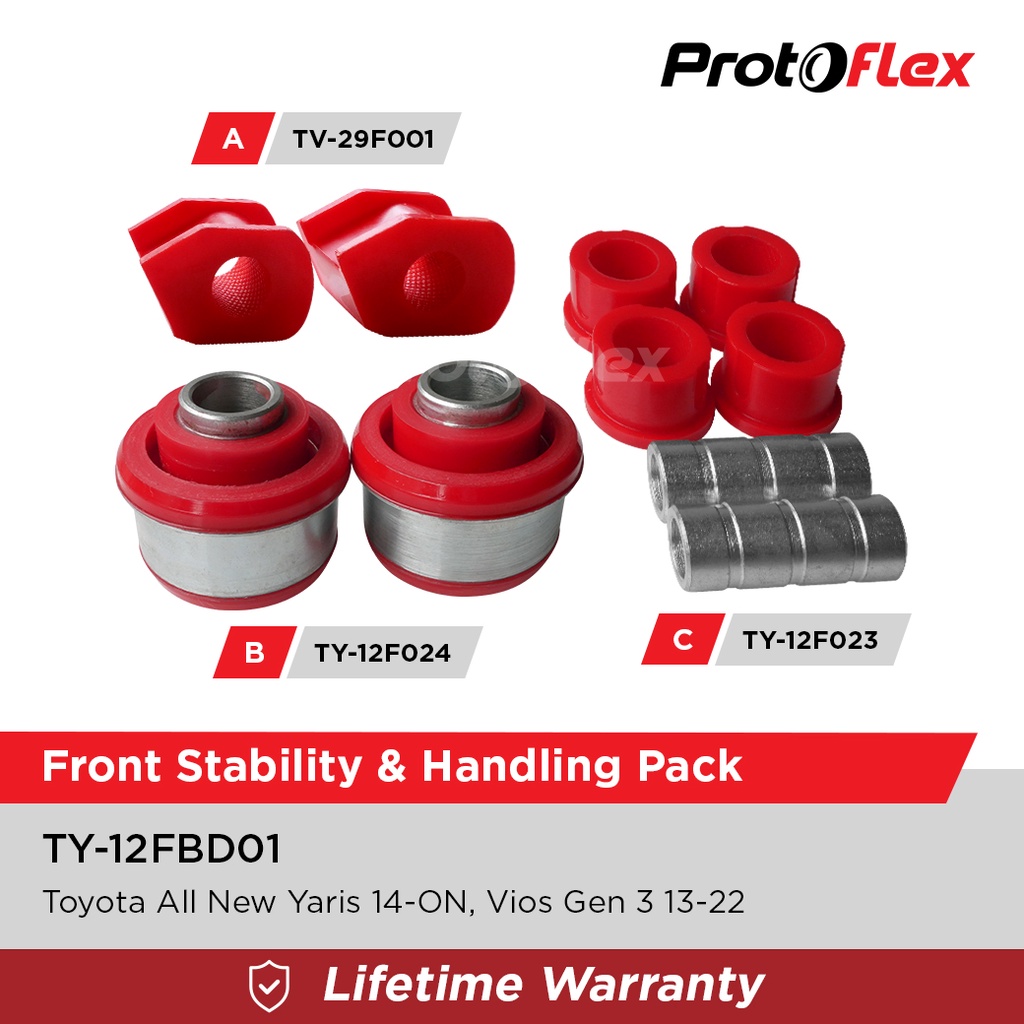 Jual Protoflex Front Stability & Handling Pack for All New Yaris Vios ...