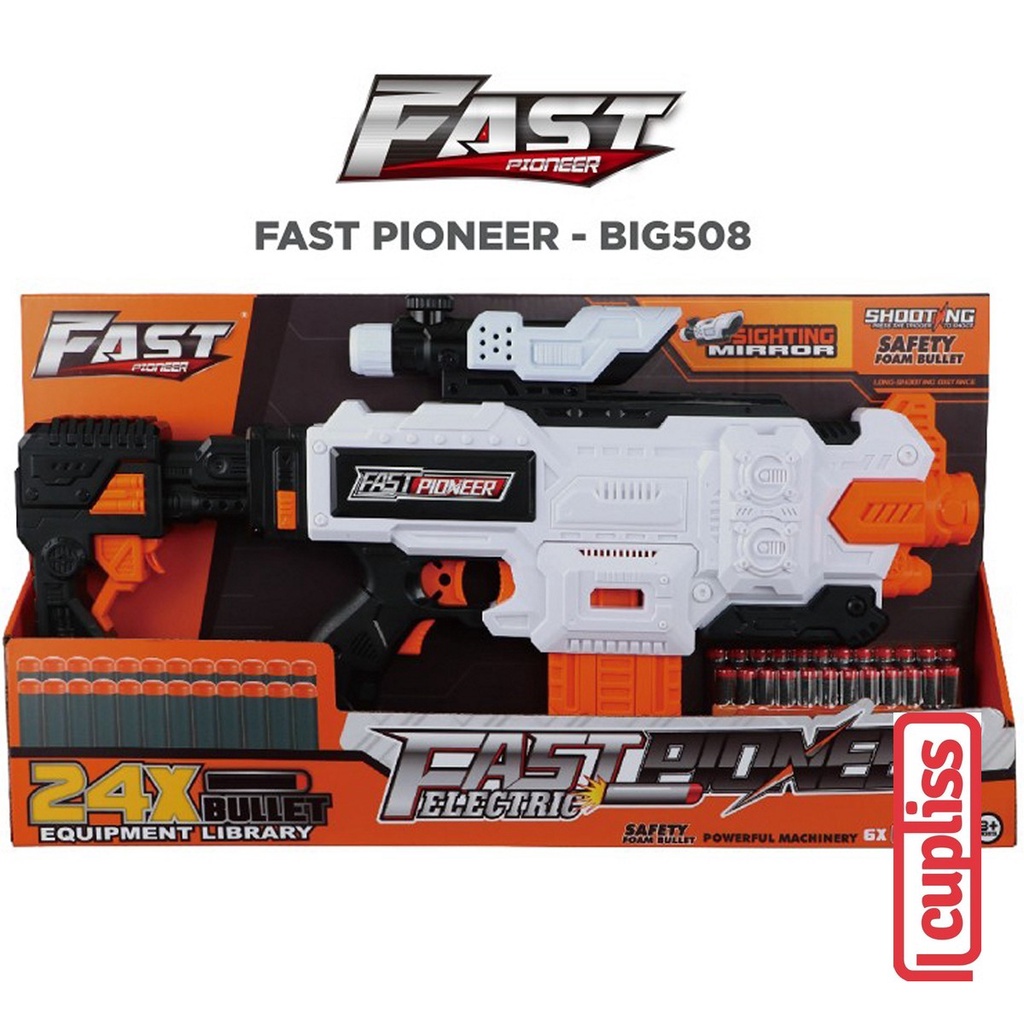 Jual FAST Pioneer Electric Ultra Fourgods Pistol Mainan | Shopee Indonesia