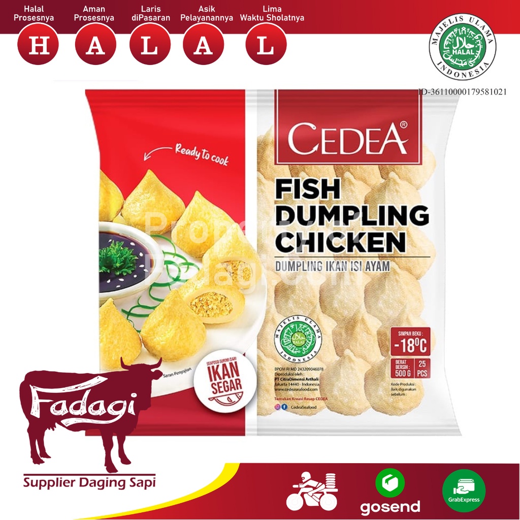 Jual CEDEA Fish Dumpling Chicken (500 gr) | Shopee Indonesia