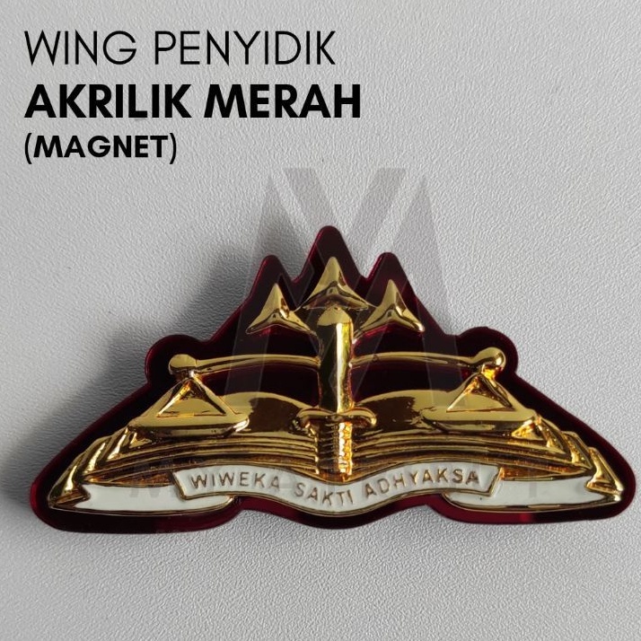 Jual WING PENYIDIK AKRILIK MERAH KEJAKSAAN | PIN WIWEKA JAKSA | Shopee ...