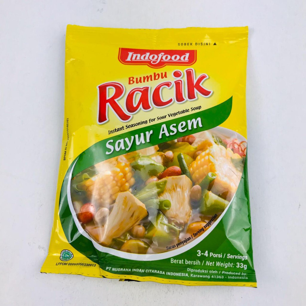 Jual SEMBAKO - Indofood Bumbu Racik Sayur Asem 33 gr | Shopee Indonesia