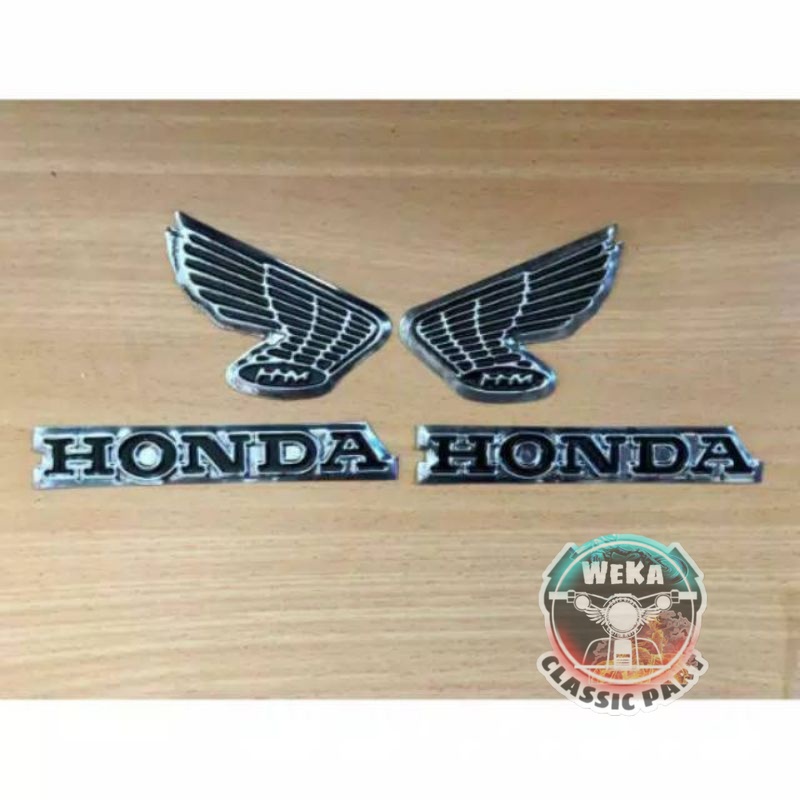 Jual Logo tangki cb100 glatik bahan plat - emblem tangki cb 100 Emblem ...