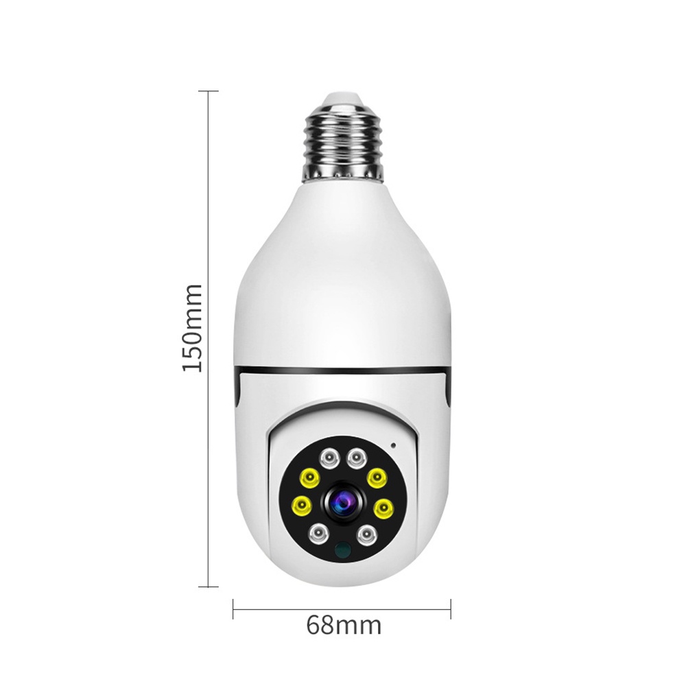 Jual Kamera CCTV Lampu Bohlam V380 Pro Night Vision Camera 360 Derajat ...