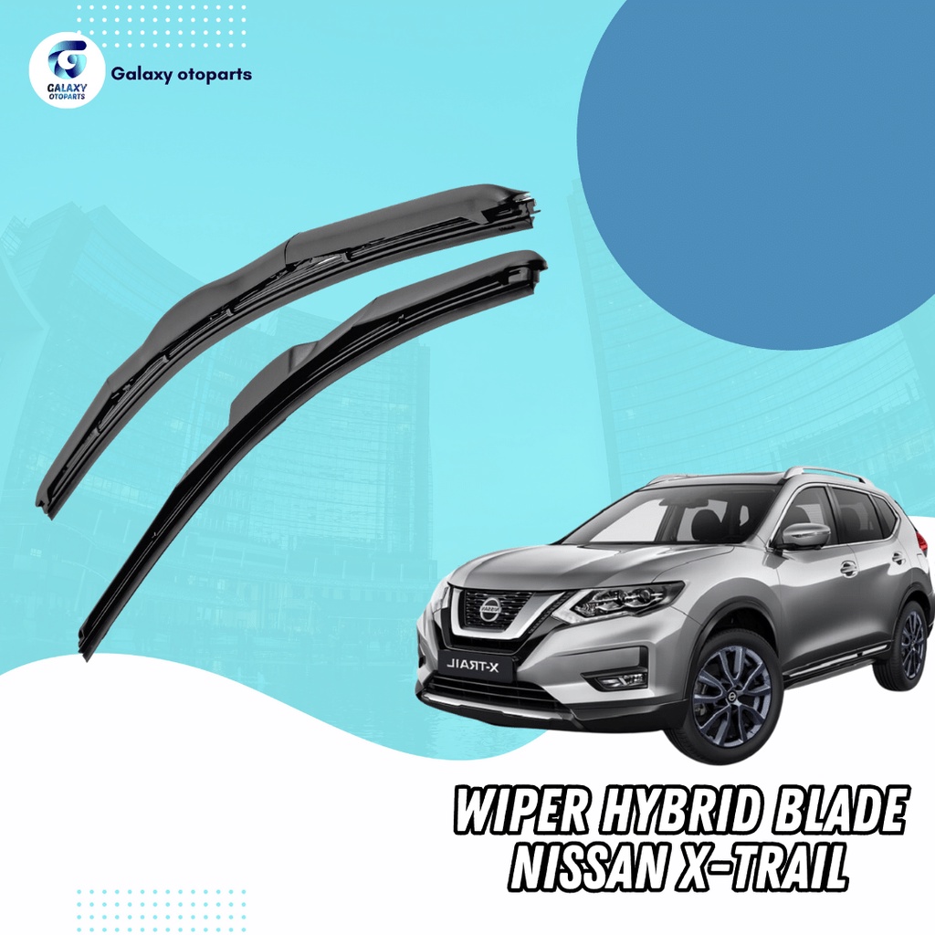 Jual 1 SET (2 PCS) Wiper Hybrid Blade Nissan X-Trail Xtrail T30 / T31 ...