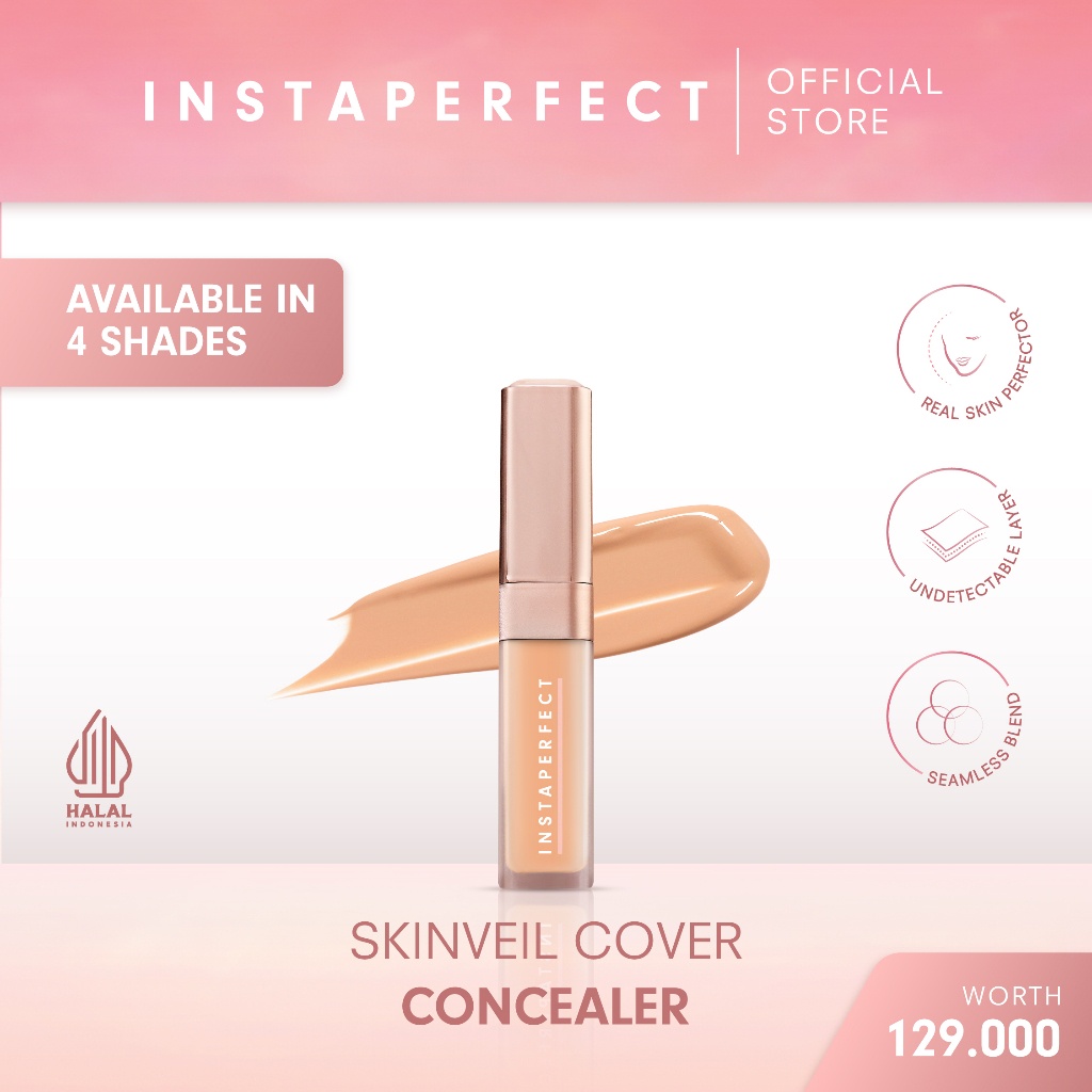 Jual Instaperfect Skinveil Cover Concealer (Undetectable Layer Effect ...