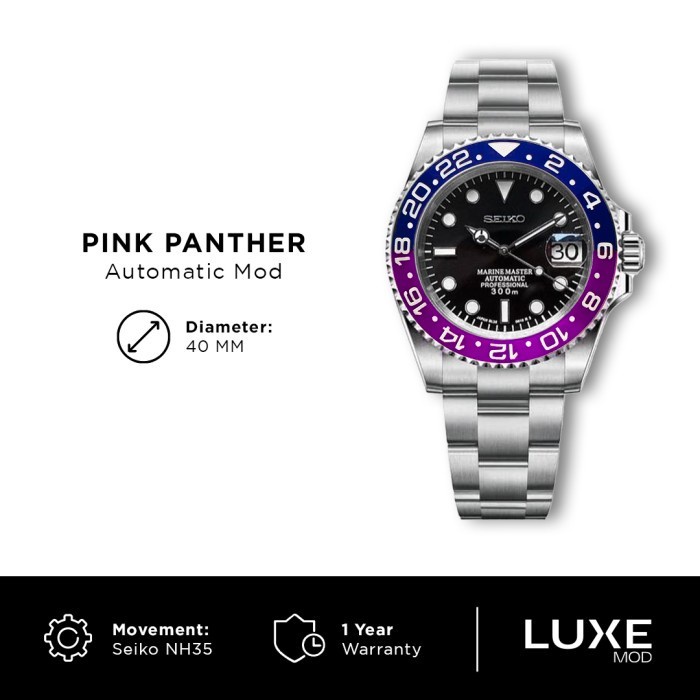 Jual Seiko Pink Panther Mod NH35 | Shopee Indonesia