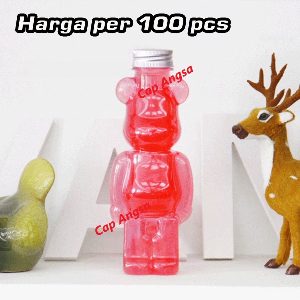 Jual BOTOL PLASTIK PET MINUMAN KALE KOPI BOBA JUS MILK TEA PUDDING 100 ...