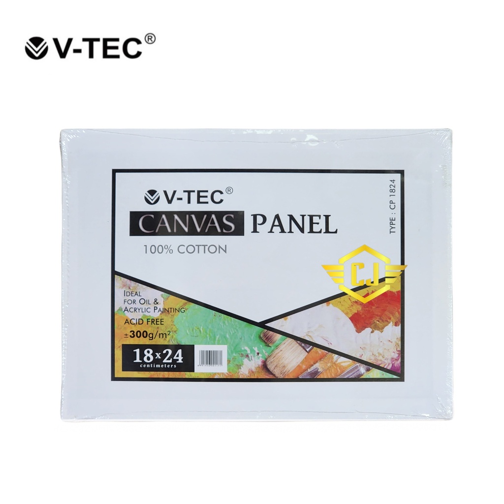 Jual V Tec Kanvas Panel Canvas Panel Cotton 300gsm (tersedia 4 ukuran ...