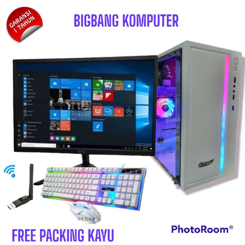 Jual Cpu pc gaming core i5 fullset/lengkap ram 8gb vga external GT730 4gb Hdmi | Shopee Indonesia