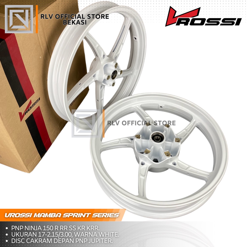 Jual Velg Ninja 150 RR R SS Vrossi Rossi sprint mamba model oz Kawasaki ...