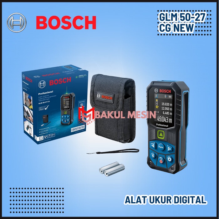 Jual Bosch Bluetooth Meteran Laser Outdoor 50 Meter GLM50-27CG | Shopee Indonesia