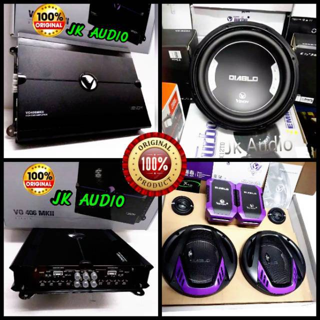 Jual PAKET AUDIO MOBIL VENOM DIABLO POWER SPLIT SUBWOOFER GARANSI RESMI VENOM | Shopee Indonesia