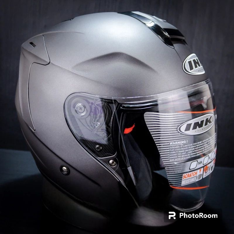 Jual HELM INK DYNAMIC GREY MATT ORIGINAL 100% | Shopee Indonesia