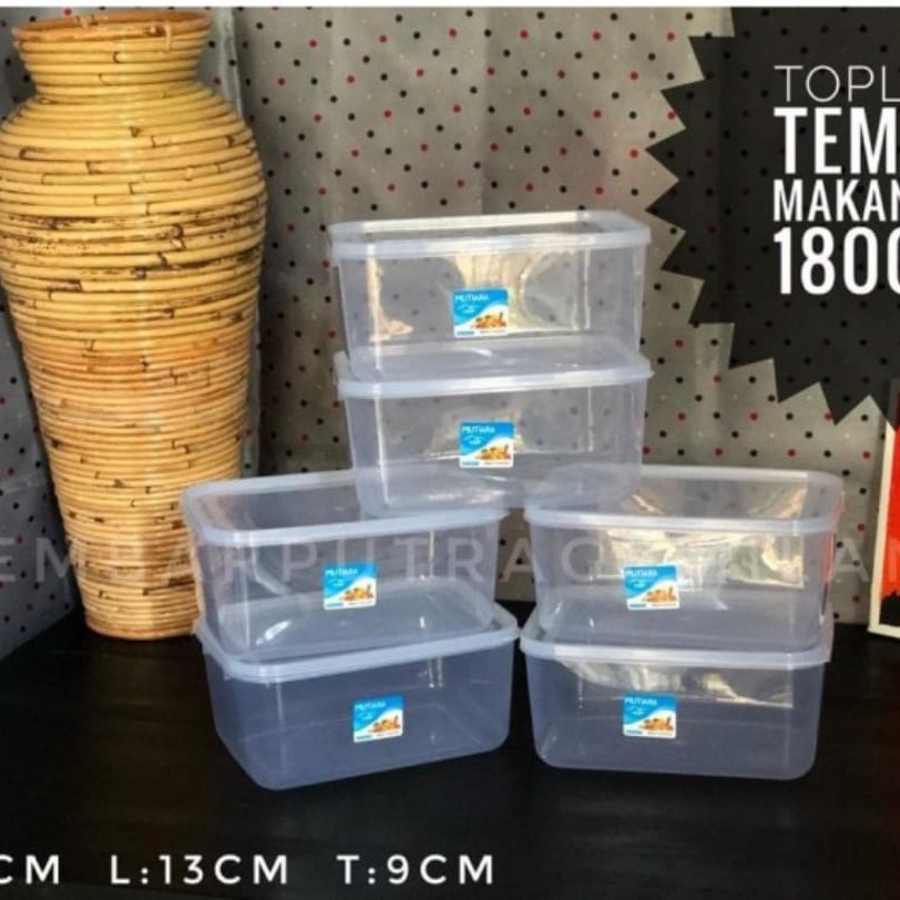 Jual Kotak Makan plastik - Sealware Toples Bening 1800 mil KMP | Shopee Indonesia
