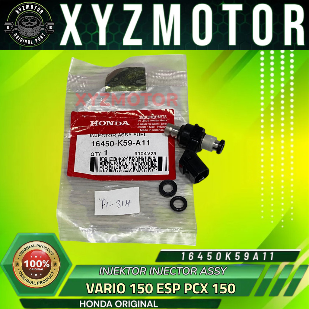 Jual INJEKTOR INJECTOR ASSY VARIO 150 ESP PCX 150 HONDA ORIGINAL 16450 ...