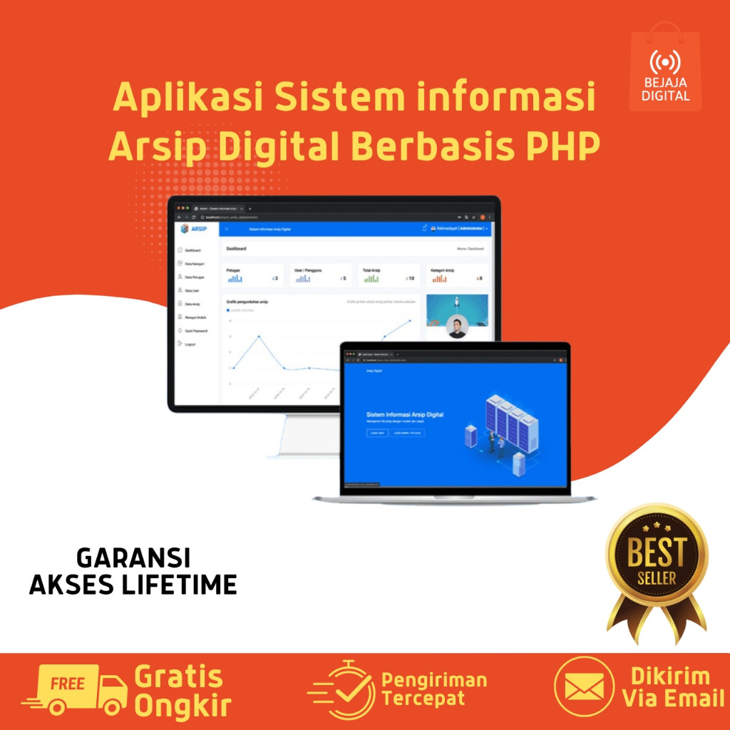 Jual Aplikasi Sistem informasi Arsip Digital Berbasis PHP | Shopee ...