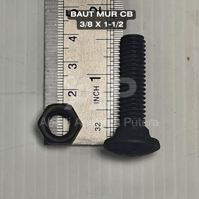 Jual Baut Mur CB 3/8 x 1-1/2 inch Baut Payung Full Drat Truk Pagar ...