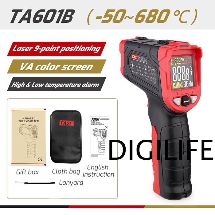 Jual Infrared Thermometer 680c TASI TA601B Gun Termometer TA-601C Termogun | Shopee Indonesia
