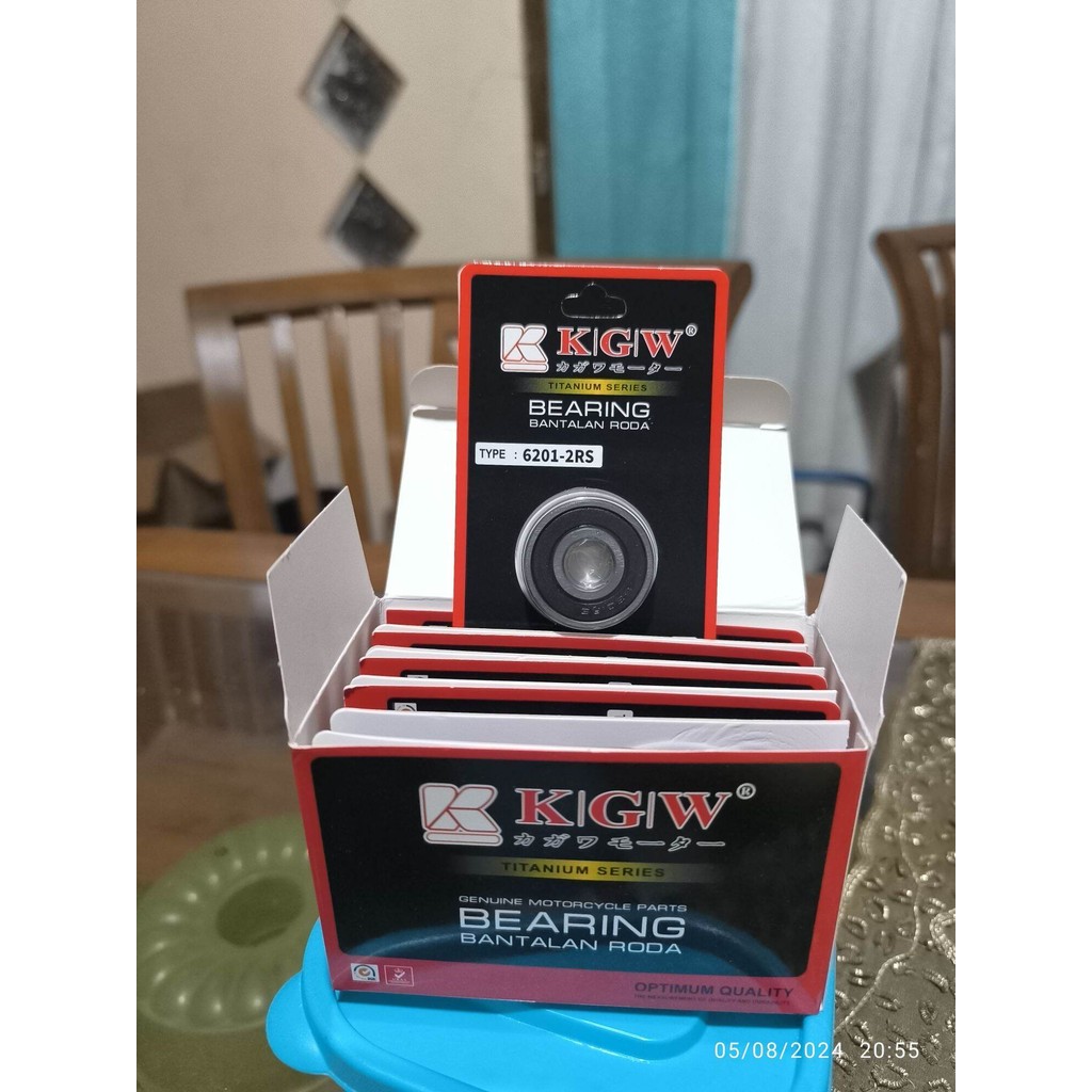 Jual bearing/laher/bantalan ukuran 6201 kgw 1 pak isi 10 pcs bering ...