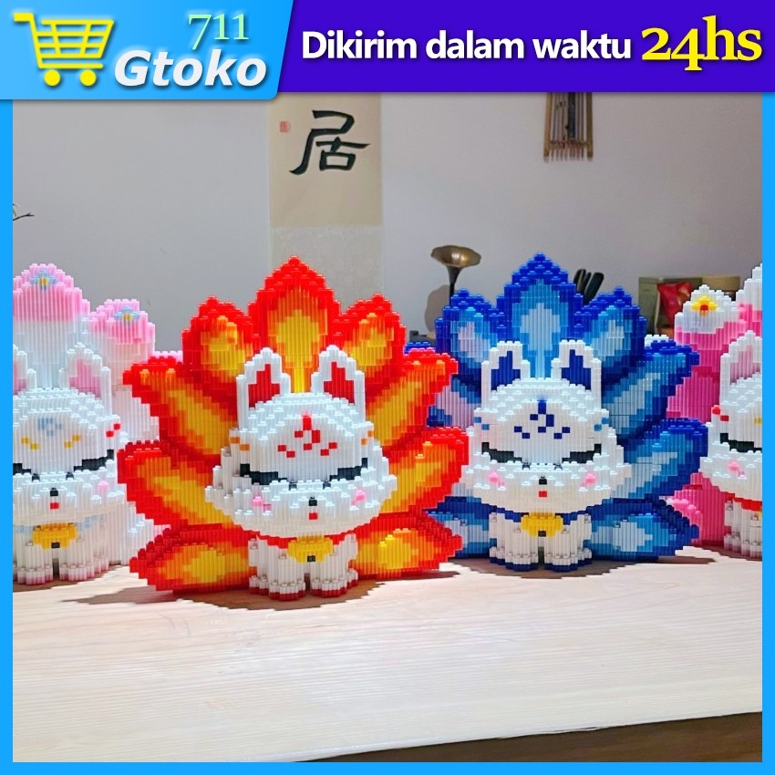 Jual RG58YL Mainan Bricks Balok Susun 3D Puzzle Nano Block Gumiho ...
