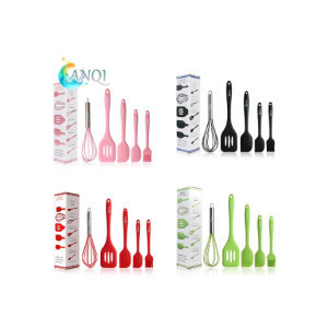 Jual Set Spatula 12pcs | Silicone Utensil Set 12pcs Peralatan Spatula ...