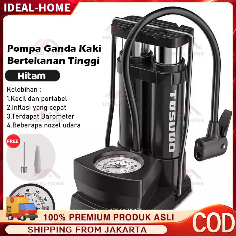 Jual Pompa Angin mini portable foot pump manual emergency motor Pompa ...