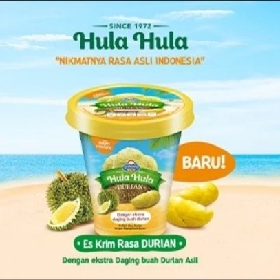 Jual Campina Ice Cream Hula Hula Durian 350 ml | ICE CREAM HULA HULA ...