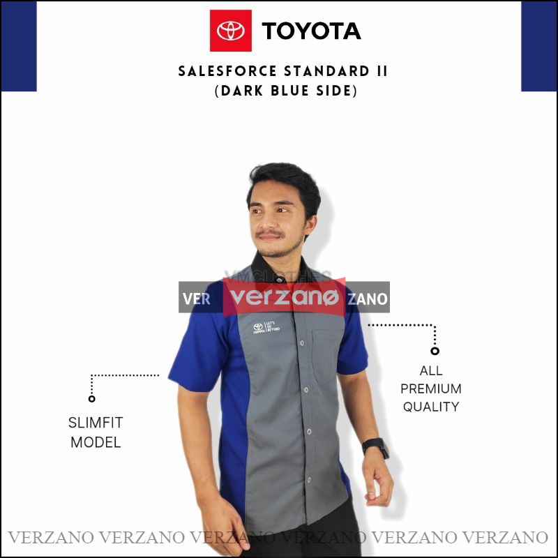 Jual Baju Kerja Toyota Kemeja Kantor Casual Kemeja Seragam Kerja Toyota ...