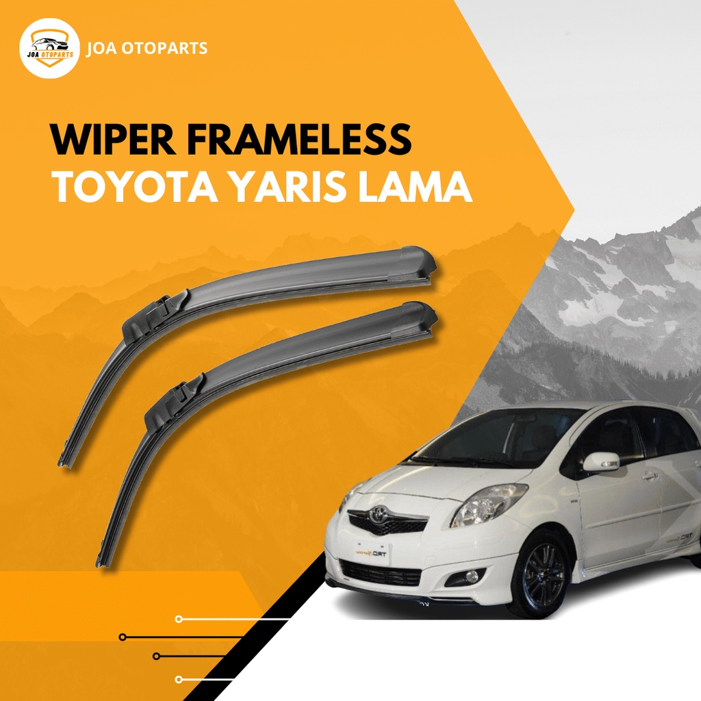 Jual Cod Wiper Mobil Toyota Yaris Bakpao Frameless 1 Set Kiri Dan