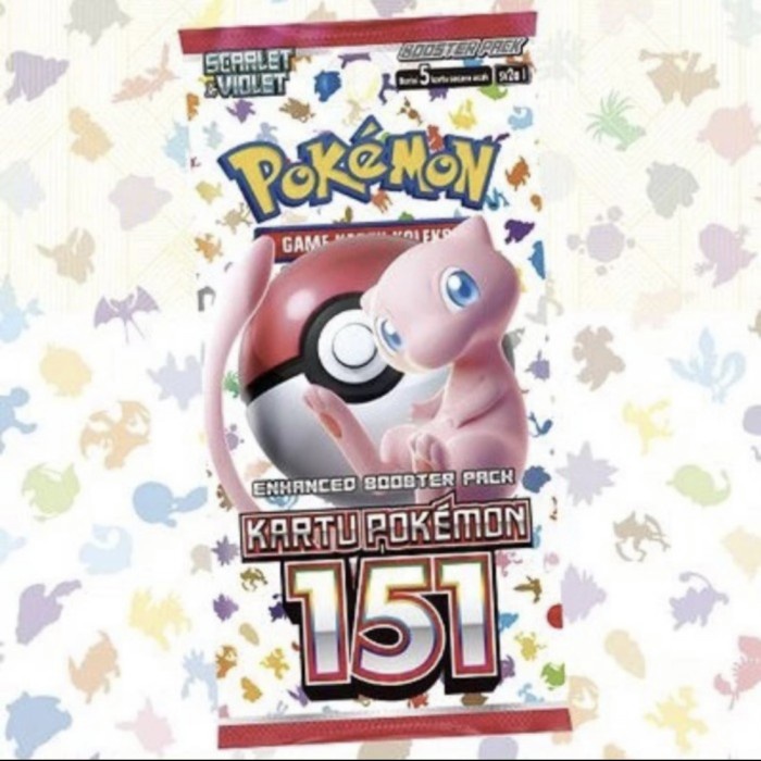 Jual Pokemon 151 kartu card enhanced booster pack tcg indonesia sv2a ...
