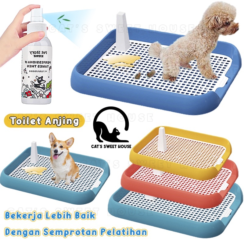 Jual Toilet Anjing Pet Toilet Dog Training Potty Pad Pee Poop Training ...