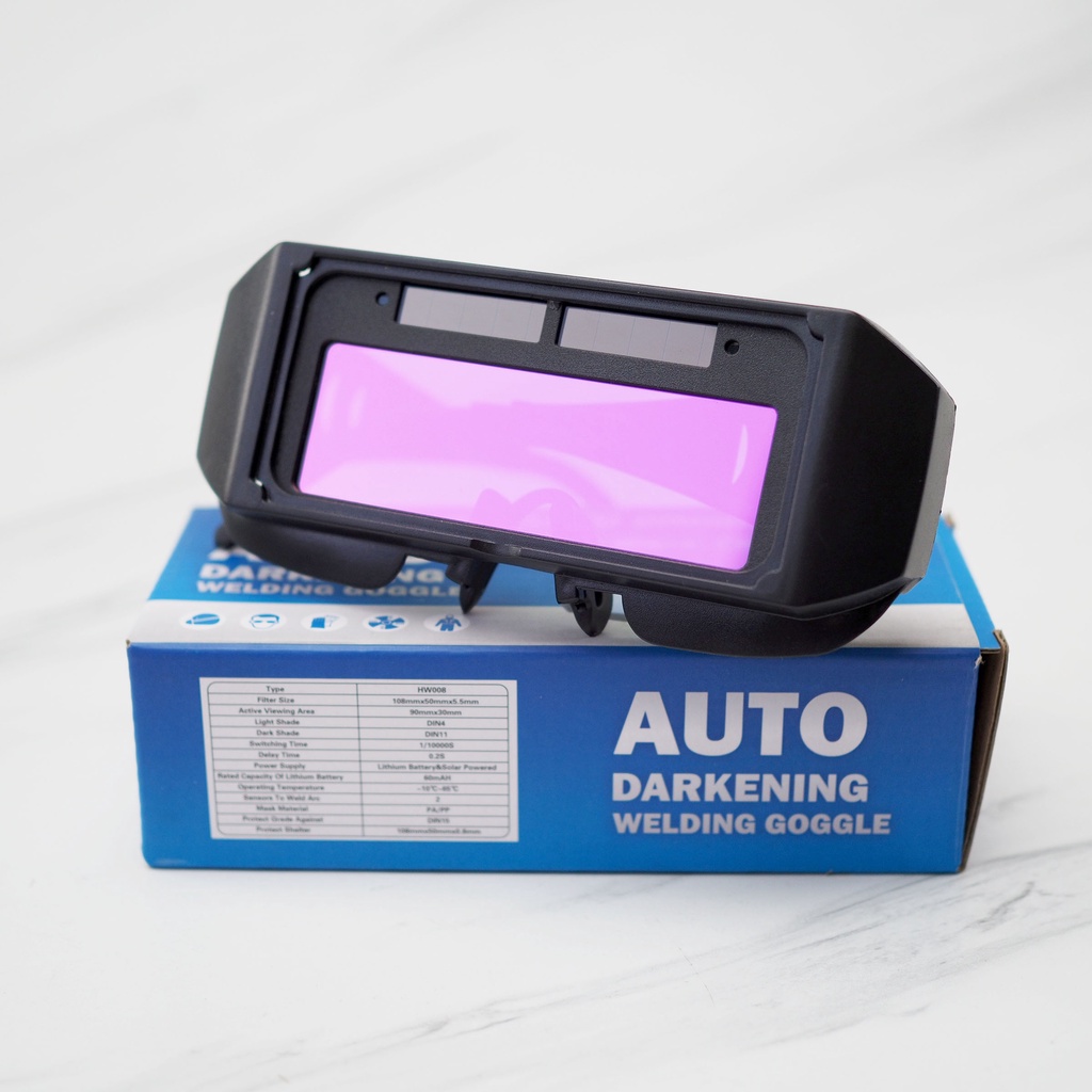 Jual Kacamata las mono otomatis gelap kaca mata tukang las auto dark ...