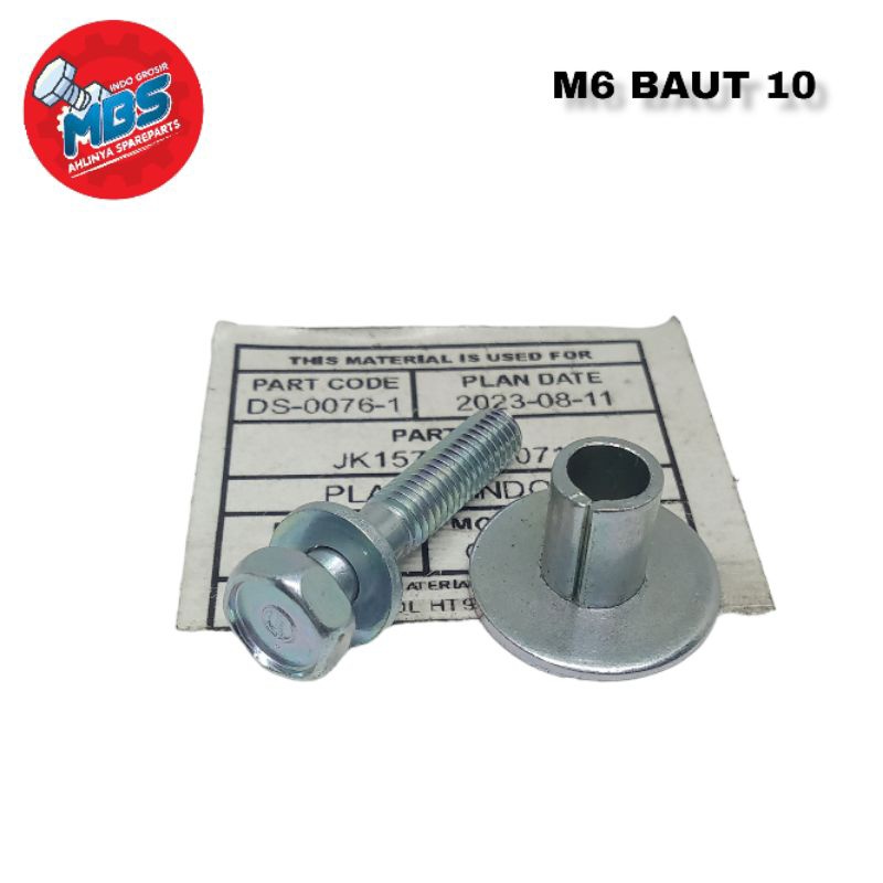 Jual COD BAUT DAN RING BOSH M6 BAUT 10 BAUT 3CM ORIGINAL BBAUD DUDUKAN ...