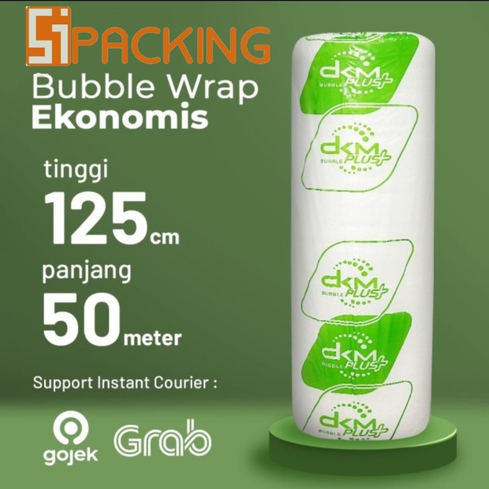 Jual PLASTIK BUBBLE WARP BUBLE WRAP PUTIH BENING ROLL DKM PLUS - HITAM ...