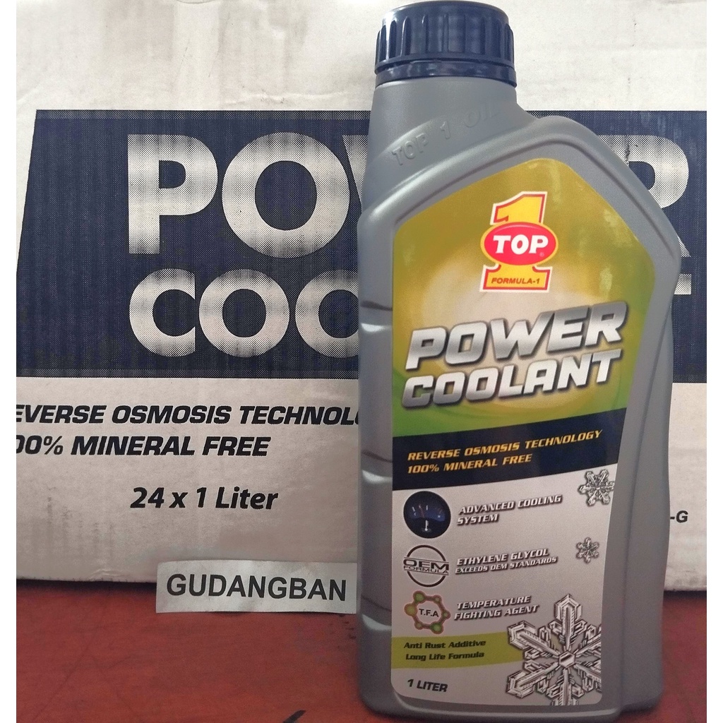 Jual TOP 1 POWER COOLANT GREEN | 1 L - Cairan Radiator | Shopee Indonesia