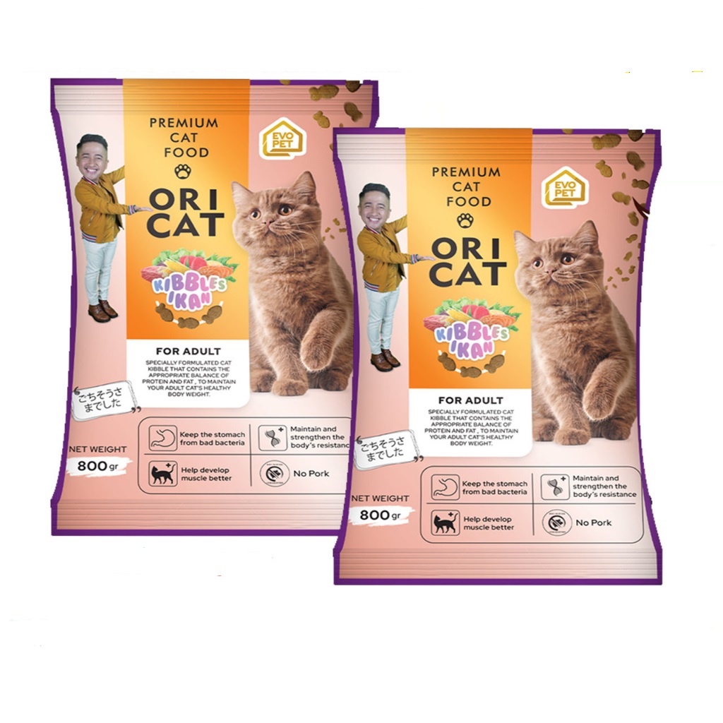 Jual Makanan Kucing Kering Cat Food Dry 800gr/ Snack kucing 1 kg dan ...