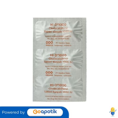 Jual Hi-D 1000 Iu Strip 6 Tablet | Shopee Indonesia