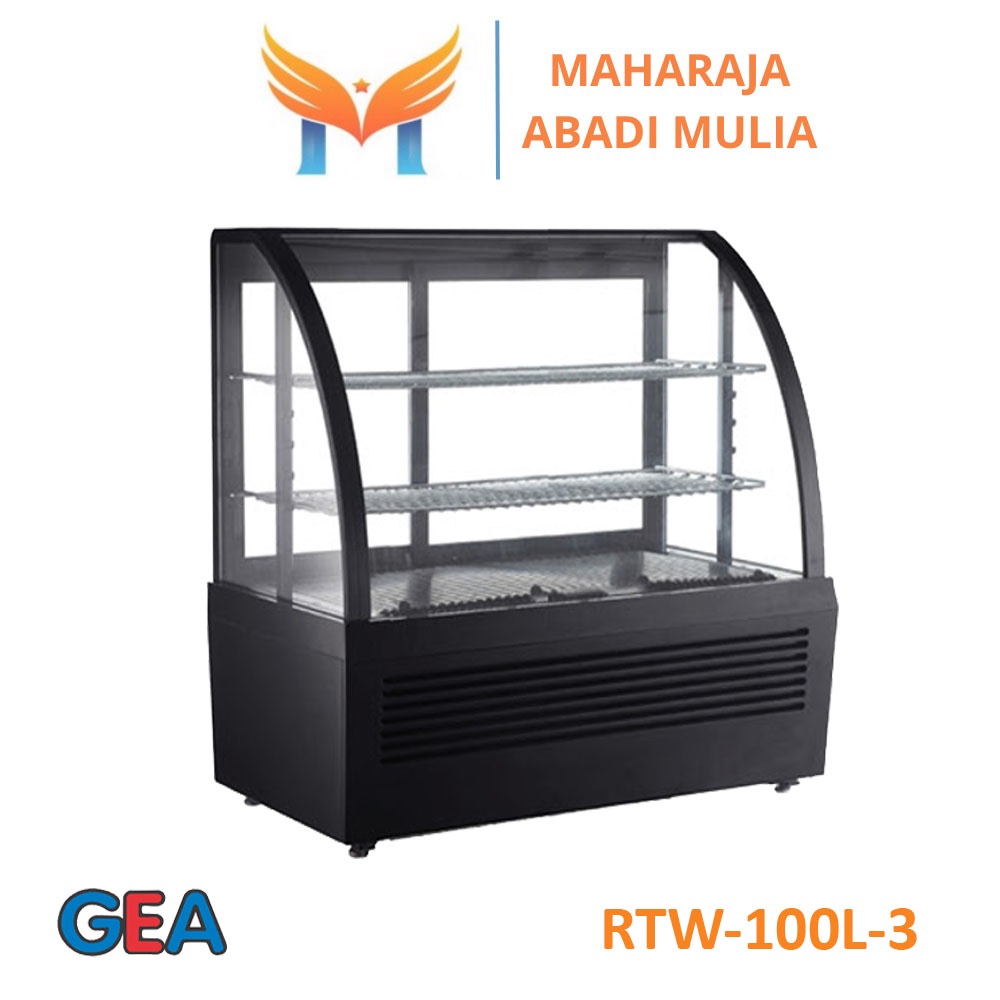 Jual Showcase Pendingin Kue Gea Rtw-100l-3 Counter Top Cake Showcase ...