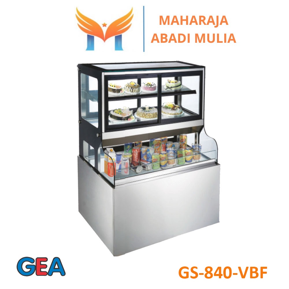 Jual Showcase Minuman Dan Kue Gea Gs-840-vbf Superstructure Showcase ...