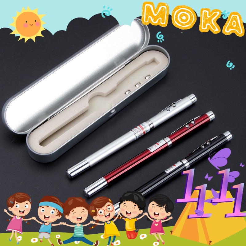 Jual MOKA PEN LASER POINTER 4 IN 1 / PEN POINTER PROYEKTOR DAN PAPAN ...