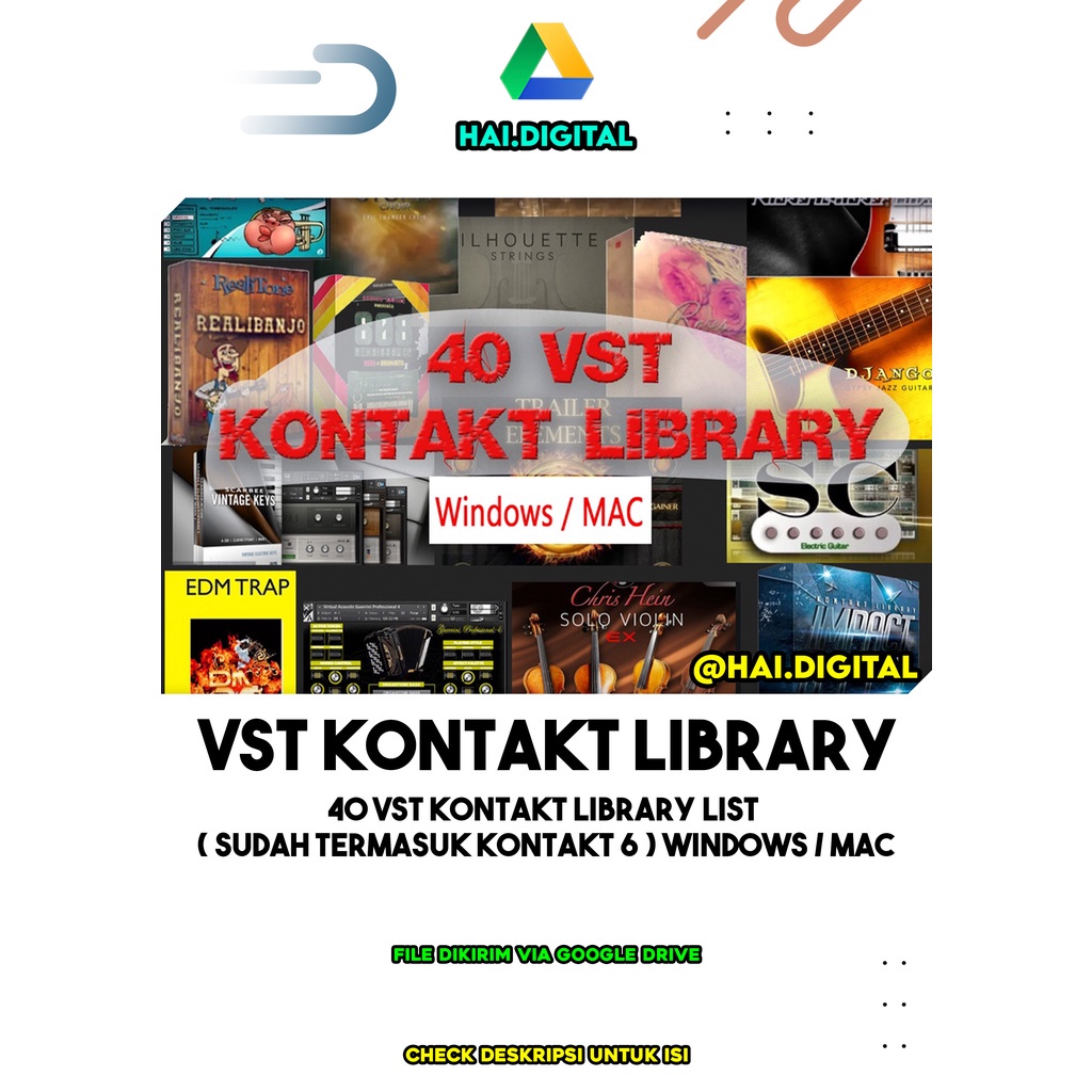 Jual 40 VST KONTAKT LIBRARY | Shopee Indonesia